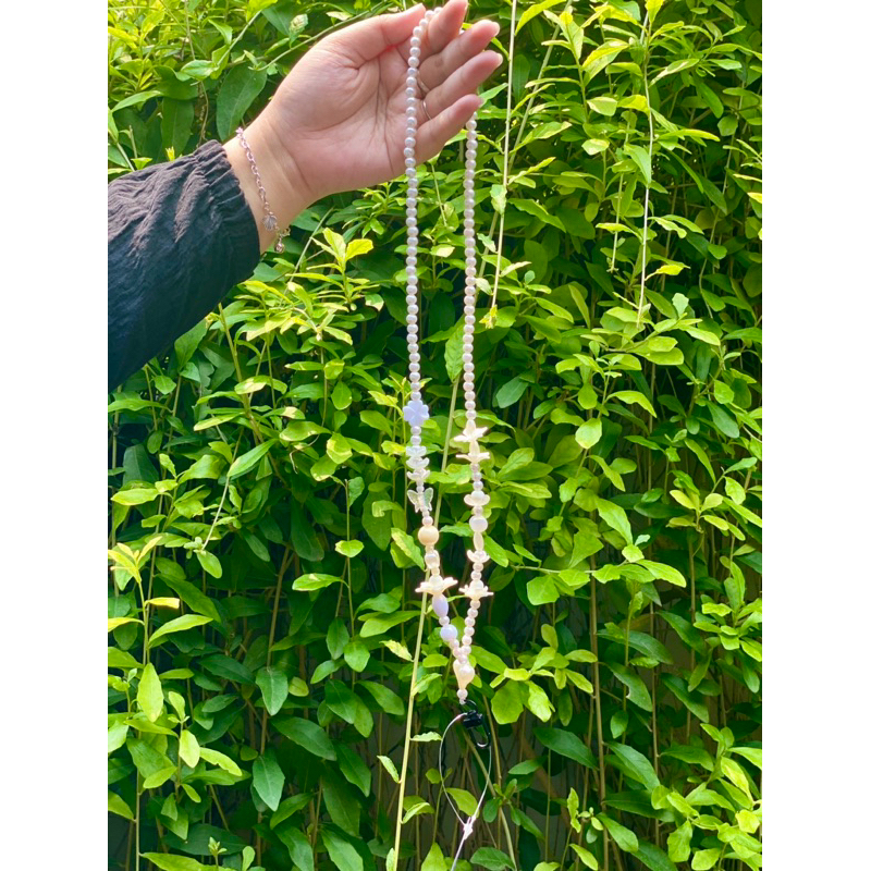 Jual Lanyard Manik by Kamidiakita| Name Tag ID Card| Pods Strap Beads ...