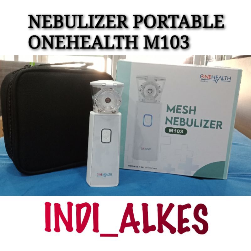 Jual Mesh Nebulizer M103/Nebulizer Portable Onehealth / Alat Uap ...