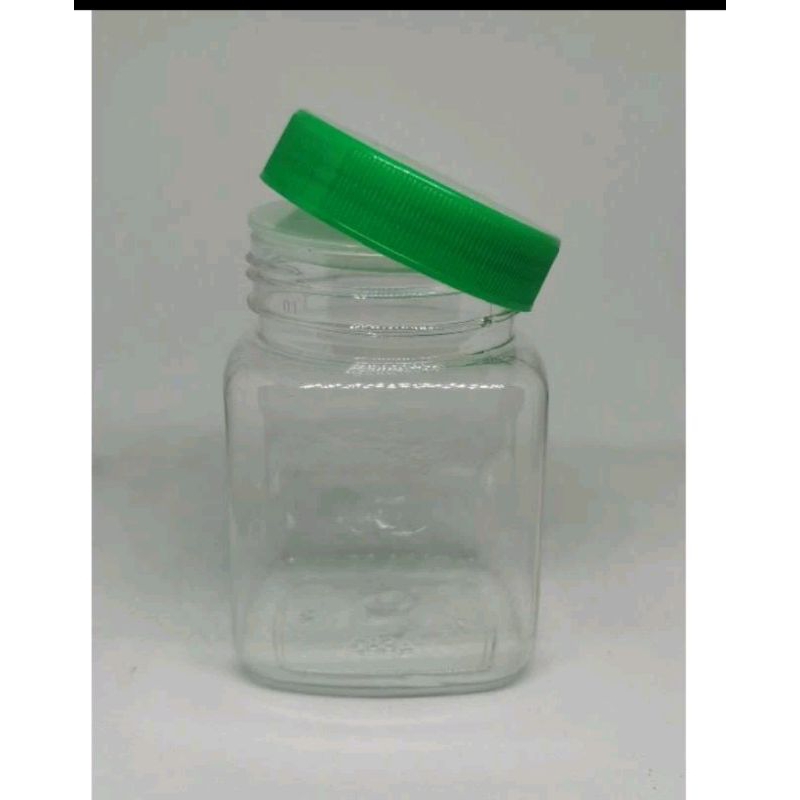 Jual Botol plastik 200ML tersedia tutup merah,kuning,hijau,putih dan ...