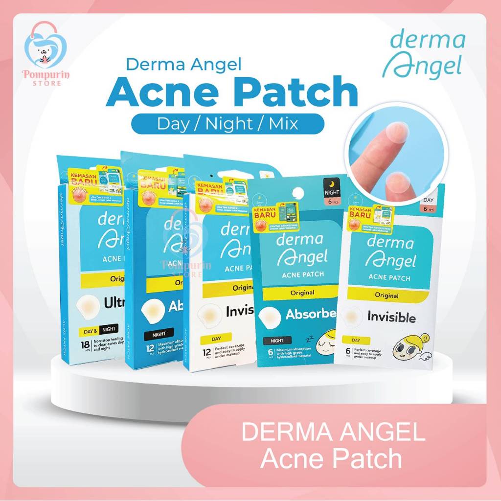 Jual DERMA ANGEL Acne Patch Day / Night / Mix / Acne Patch Plus with ...