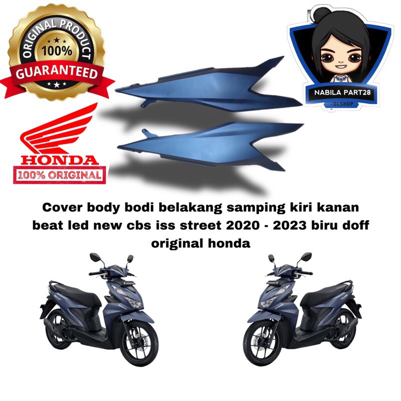 Jual body belakang beat deluxe beat led original biru dof beat new K1A ...