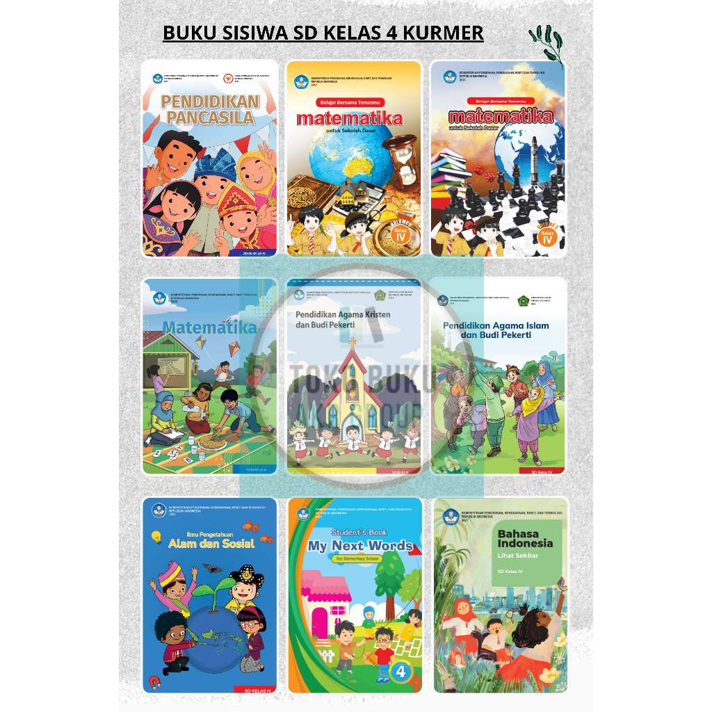 Jual Buku Paket Kurmer Siswa Kelas 4/IV SD/MI Kemendikbud Kurikulum Merdeka Terbaru Tahun 2024 ...