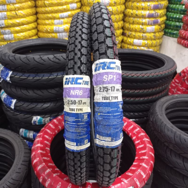 Jual BAN IRC PETAK TAHU 250/275-17 ORIGINAL 100% | Shopee Indonesia