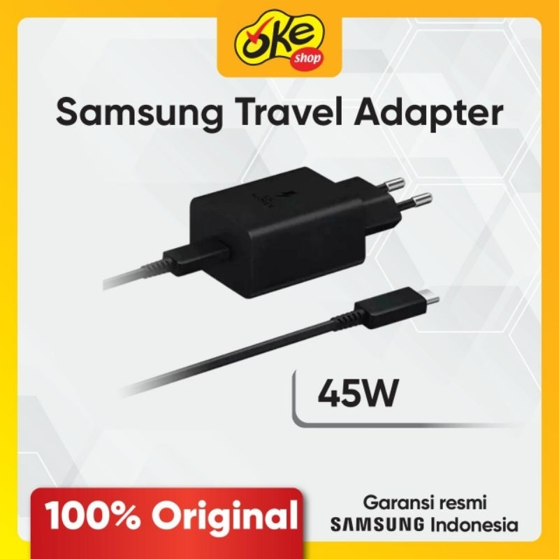 Jual Samsung Travel Adapter 45w Original - Black | Shopee Indonesia