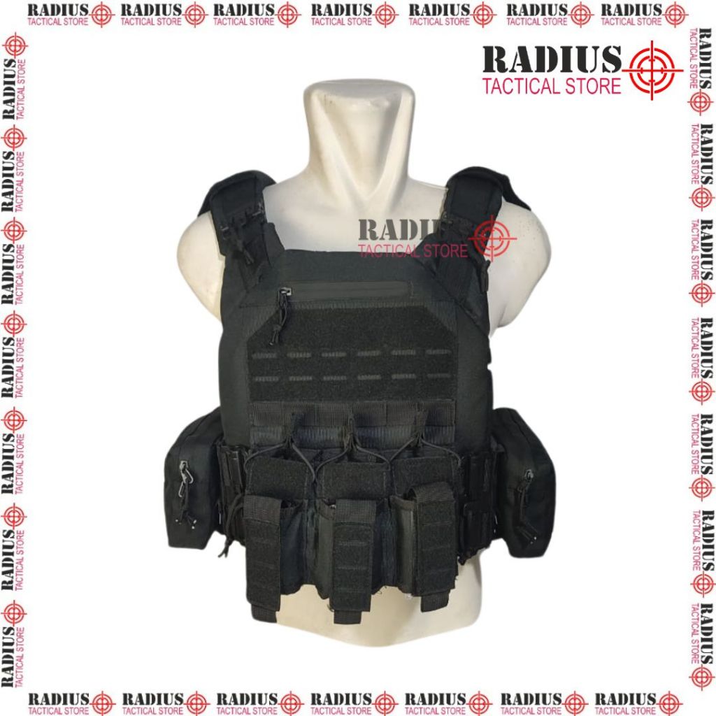 Jual Rompi Body Vest Rajawali TNI POLISI Double Quick Release - Rompi ...