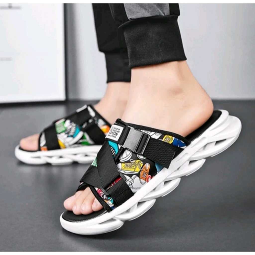 Jual Sandal Gunung Pria Japan CHANCLAS HOMBRE / Sendal Selop Casual ...