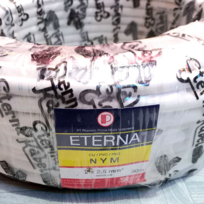 Jual Kabel Eterna NYM Kawat 2x2,5 Per Meter | Shopee Indonesia