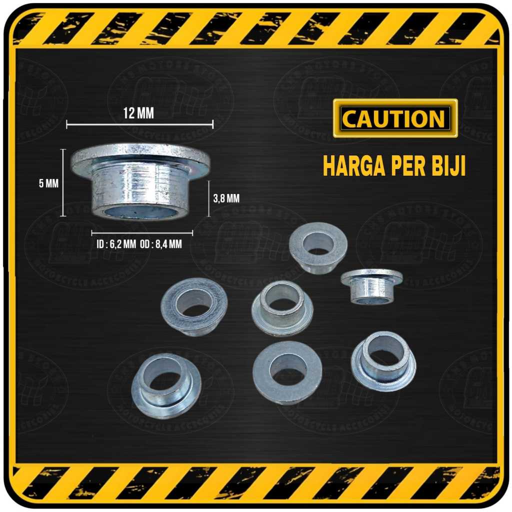 Jual RING BOSH BODY BAUT 10 PENDEK M6 X 4 X 12 UNIVERSAL | Shopee Indonesia