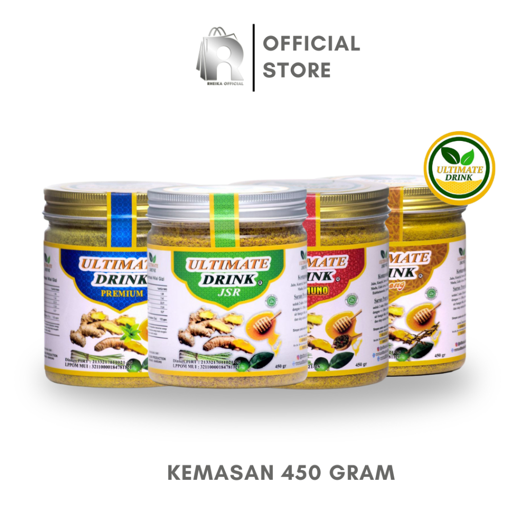 Jual MINUMAN RIMPANG KESEHATAN JAMU 450GR ULTIMATE DRINK SERBUK MINUMAN ...