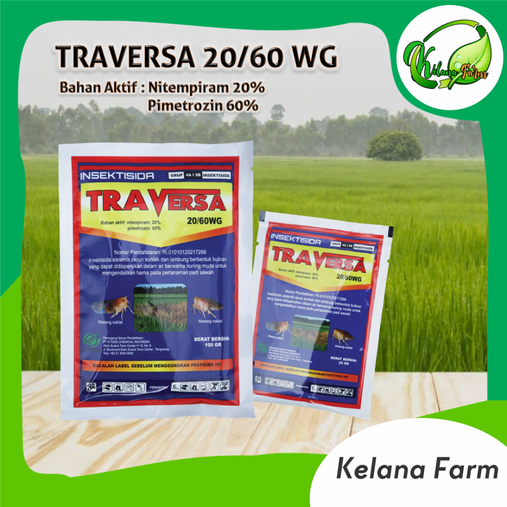 Jual TRAVERSA 100gr INSEKTISIDA NITEMPIRAM PIMETROZIN UNTUK ...