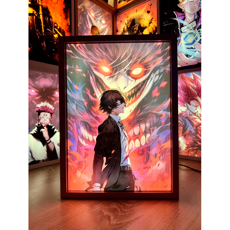 Jual Light Painting 3D Menyala Desain Anime AOT ( Bisa Costom ...