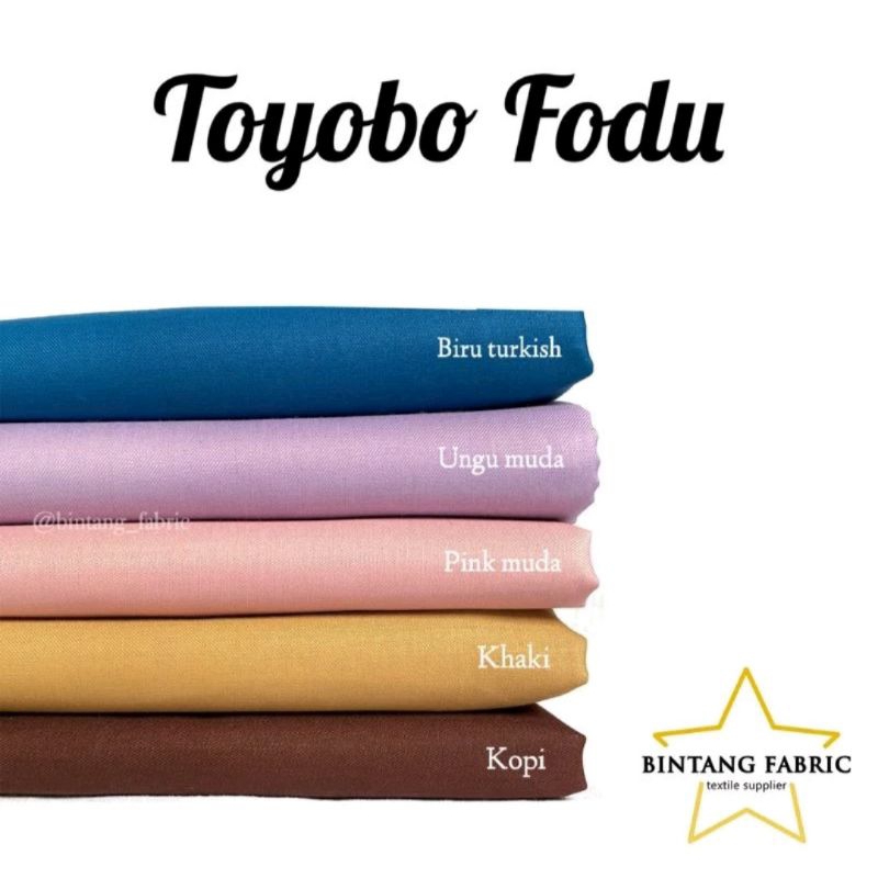 Jual Bahan Kain Toyobo Fodu ½ meter | Shopee Indonesia