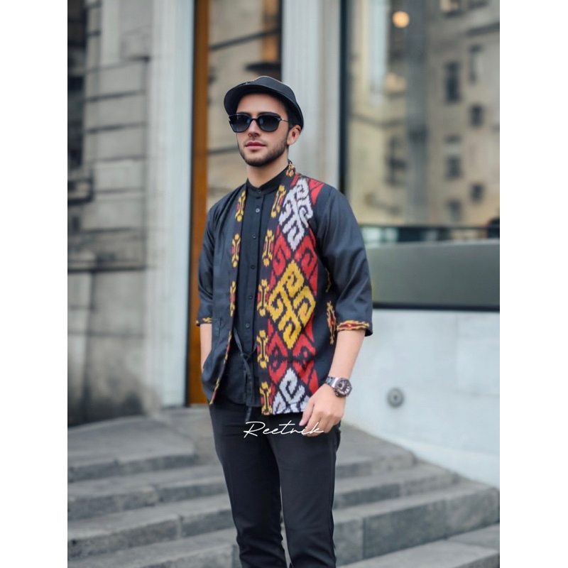 Jual Outer Tenun pria | Shopee Indonesia