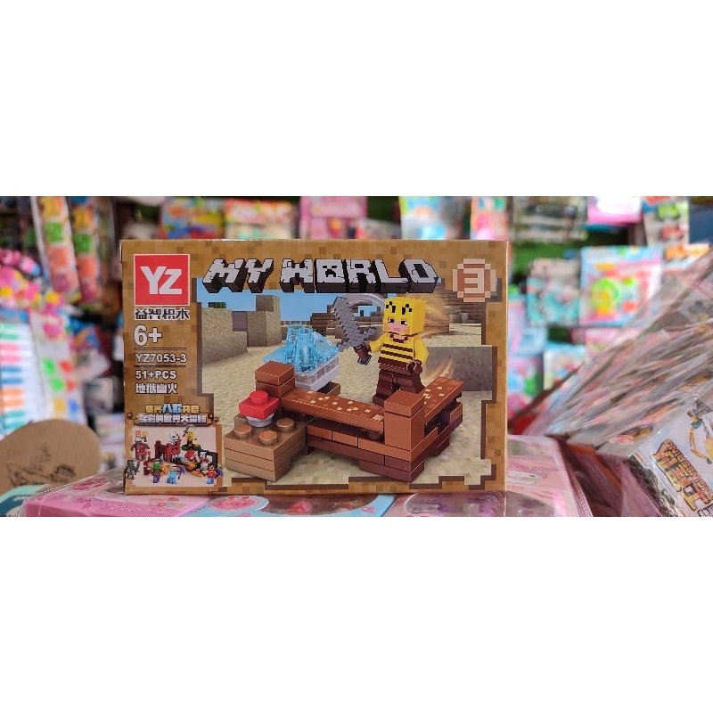 Jual MAINAN BALOK SUSUN FIGURE MINECRAFT / BUILDING BRICK BALOK FIGURE ...