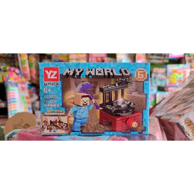 Jual MAINAN BALOK SUSUN FIGURE MINECRAFT / BUILDING BRICK BALOK FIGURE ...