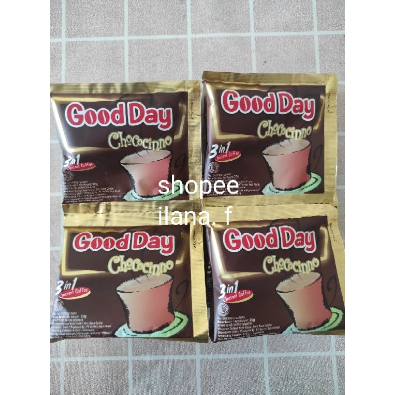 Jual KOPI GOOD DAY CHOCOCINNO RENCENG 20GR (1RENCENG ISI 10 BUNGKUS ...