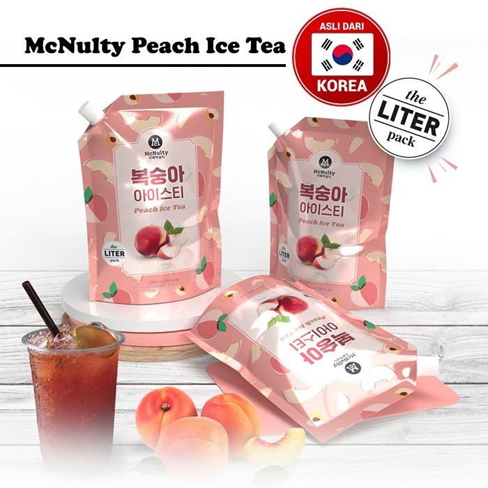 Jual McNulty Peach Ice Tea 190ml | Shopee Indonesia