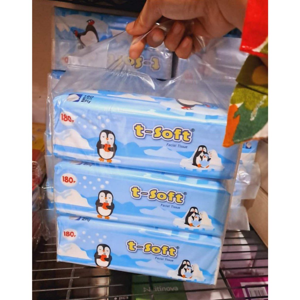 Jual TISU T - SOFT 180 GR ISI 3 PCS | Shopee Indonesia