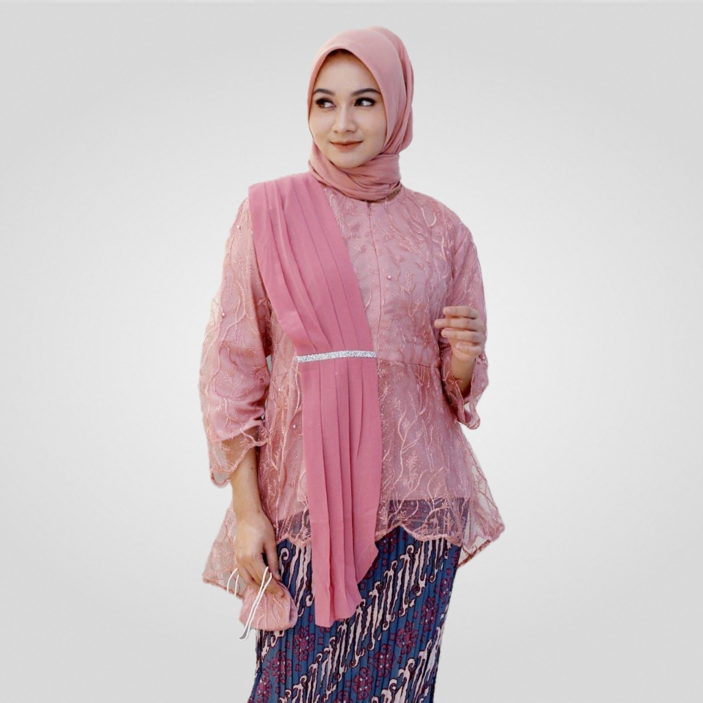 Jual Atasan kebaya aurora selendang Modern / kebaya pesta / kebaya ...