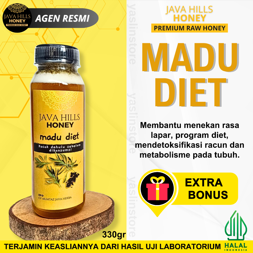 Jual MUMTAZ MADU DIET HERBAL JAVA HILLS HONEY ASLI 320gr | Shopee Indonesia