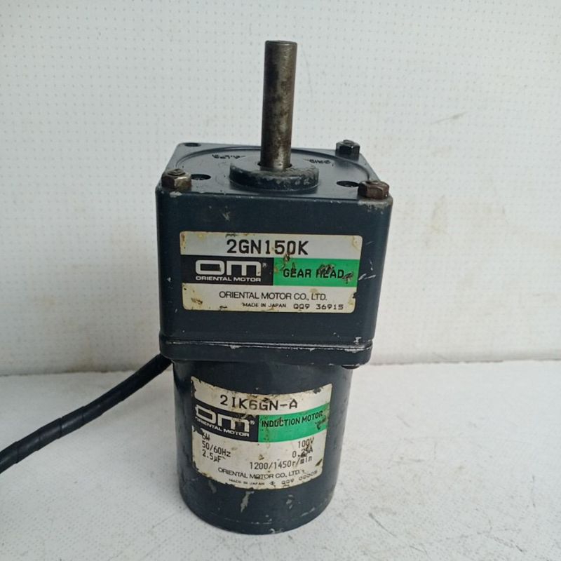Jual DINAMO GEARBOX-ORIENTAL MOTOR GEARBOX AC 1PHASE. 100 Volt. 6 wat ...