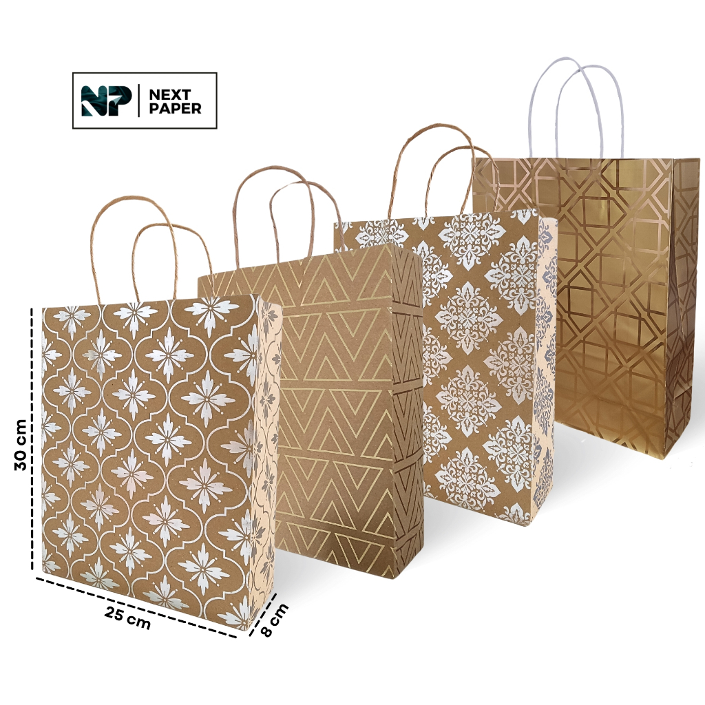 Jual Paper Bag Motif Besar | Tas Kertas Hajatan Nikahan Ulangtahun ...