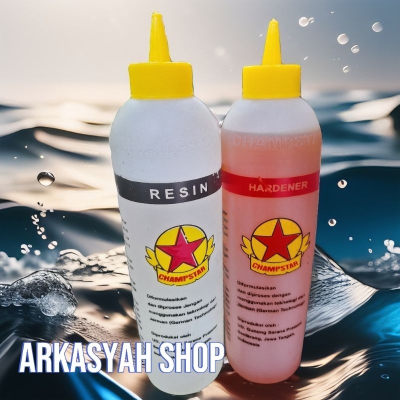 Jual LEM BINTANG EPOXY HARDENER RESIN KUNING 600 GRAM (LEM KAYU LEM 2 ...