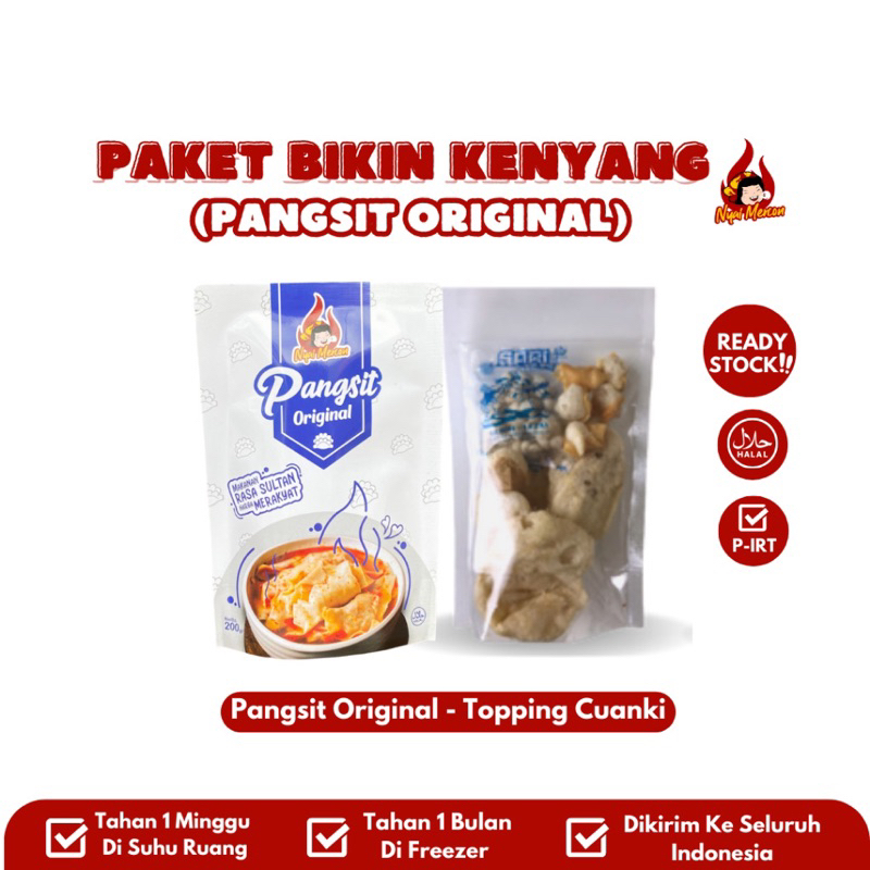Jual Topping + Pangsit Ayam Original (Nyai Mercon) | Shopee Indonesia