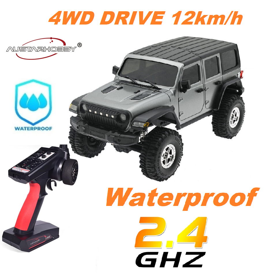 Jual AUSTAR AX8560 4WD RTR Jeep Rubicon Hard Body 1/18 Rep Clone TRX4m ...