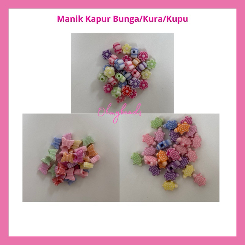 Jual Manik Motif Kapur 15 Gram / Manik Bunga / Manik Kupu / Manik Kura ...