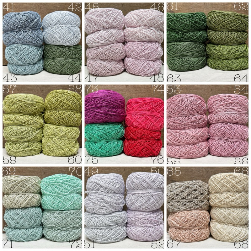 Jual Benang Rajut Katun Organik ( Organic Cotton Yarn / Lace Yarn ...