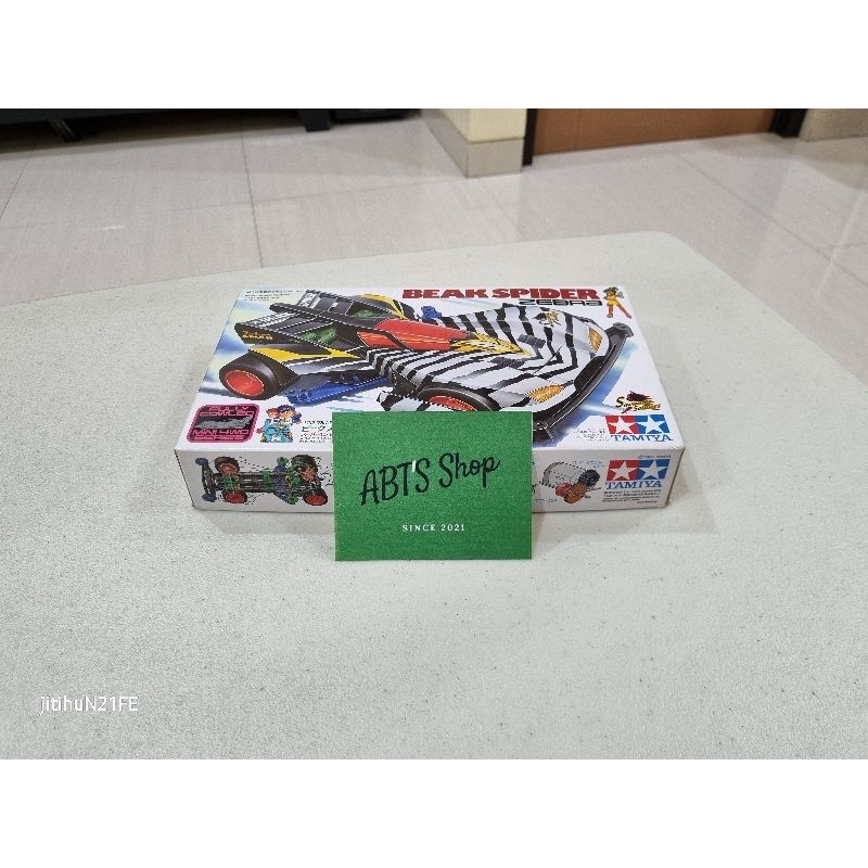 Jual Tamiya Beak Spider Zebra Super Chassis Mini 4WD Original Rakit ...