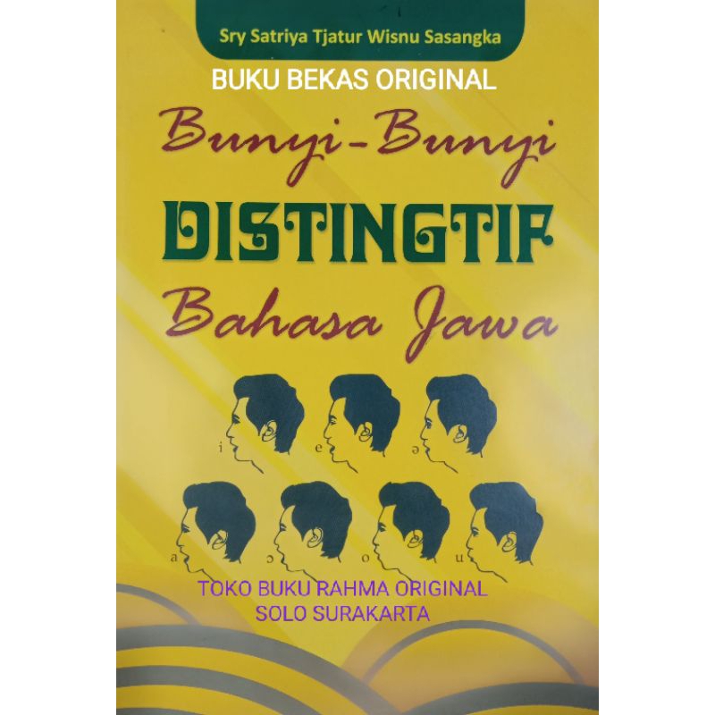 Jual Bunyi-bunyi Distingtif Bahasa Jawa Sry Satriya Tjatur Wisnu ...