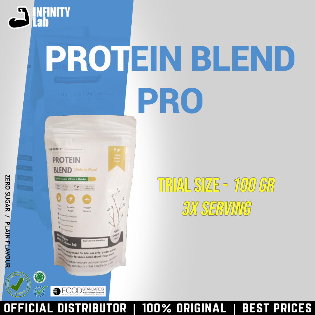Jual THE INFINITY Blend Pro Susu Protein Susu Diet Isolate Soy Protein ...