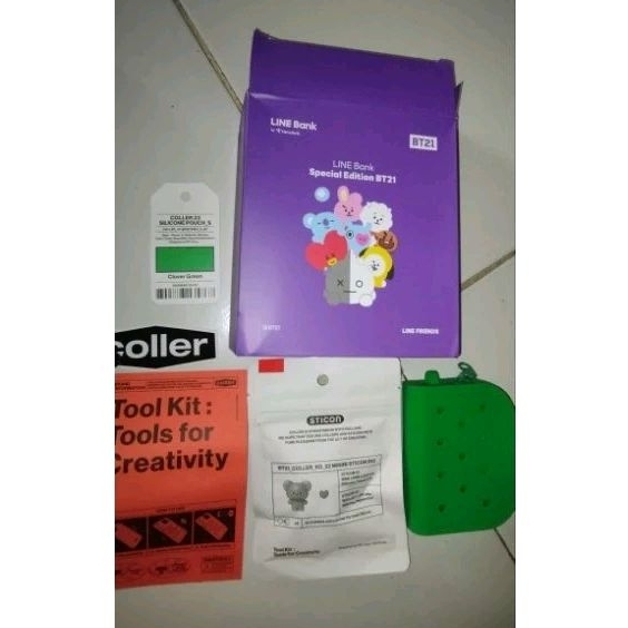 Jual coller pouch stick on edisi bt21 koya bts merch bts | Shopee Indonesia