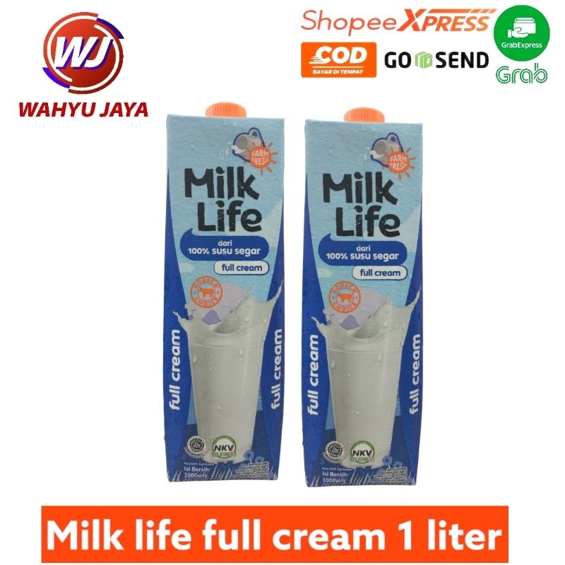 Jual Milk life full cream 1 liter | Shopee Indonesia