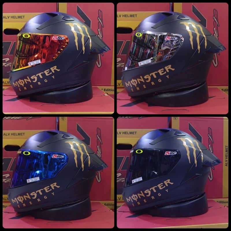 Jual HELM ALV GENESIS STIKER MOSTER 100% ORIGINAL ALV FULL FACE ...