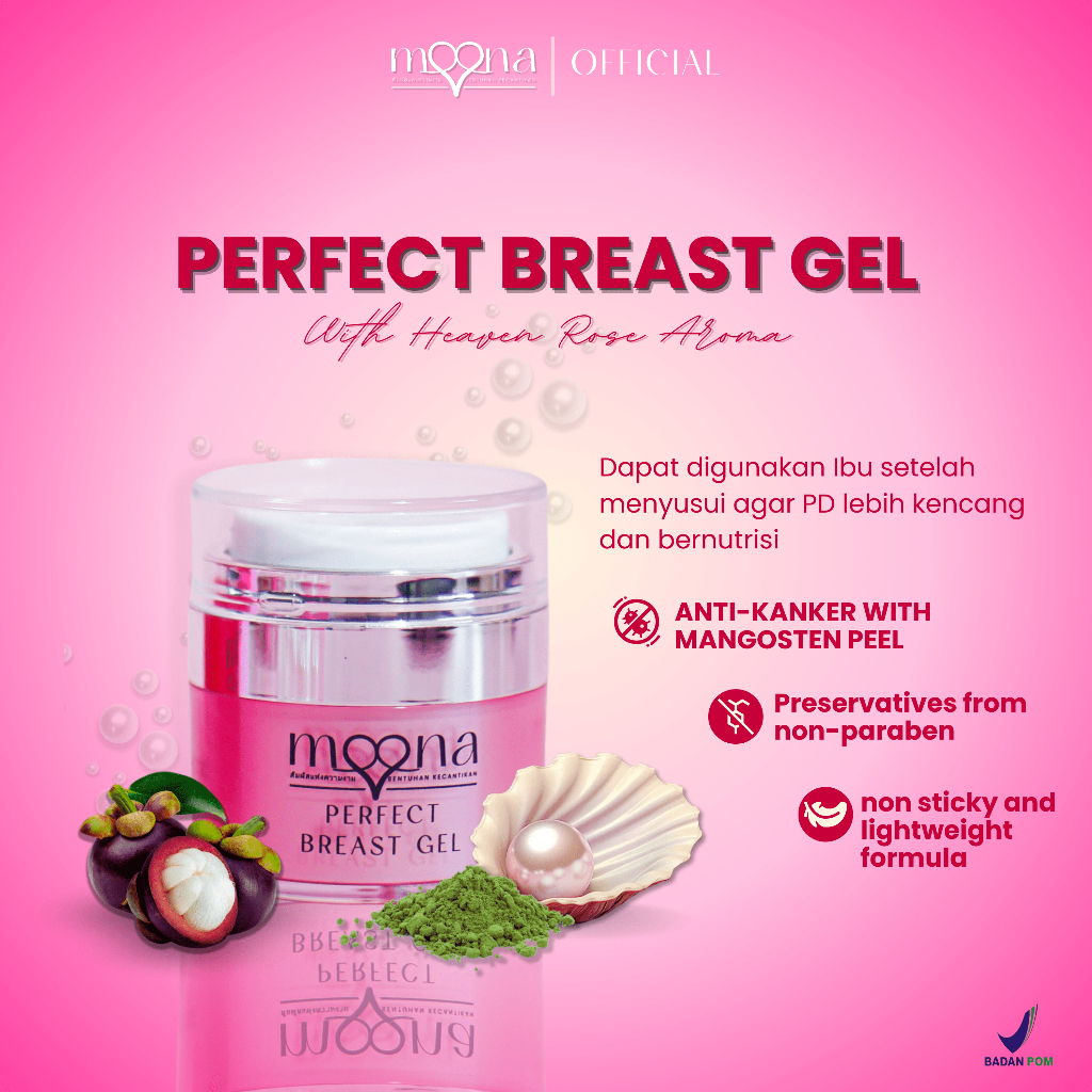 Jual Perfect breast gel 20ml by MOONA bpom / cream perawatan payudara | Shopee Indonesia