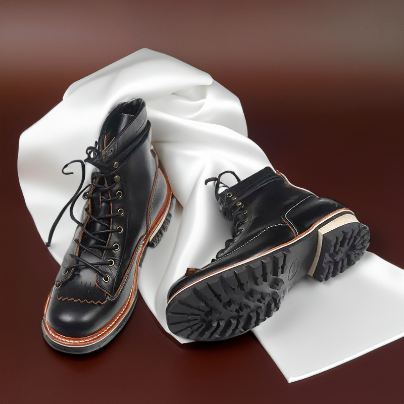 Jual sepatu monkey boot leather bespoke, made to order, goodyear welt ...