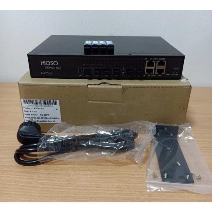 Jual OLT Epon 4 Pon Hioso HA7304 Garansi Resmi - Hioso Epon HA7304 4 ...