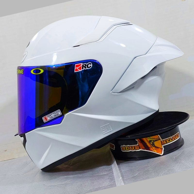 Jual Helm Full Face Mla Solid Terbaru Paket Ganteng Mla ttc Kaca Visor ...