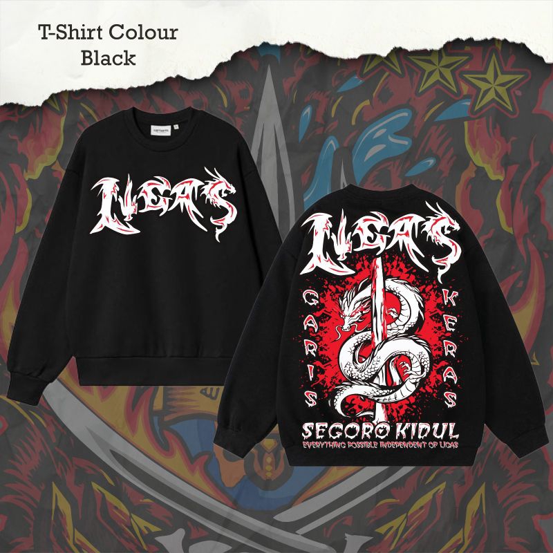 Jual Sweater Ligas Segoro Kidul Garis Keras Motif Keren Gambar Naga ...