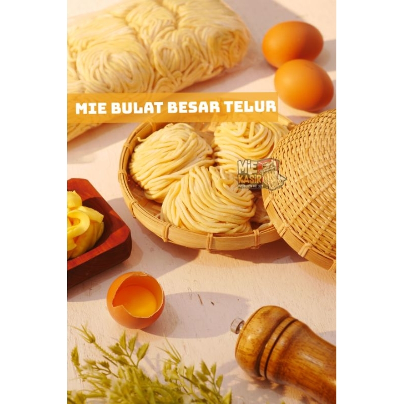 Jual MIE BULAT BESAR TELUR berat 1200 gr isi 12 | Shopee Indonesia