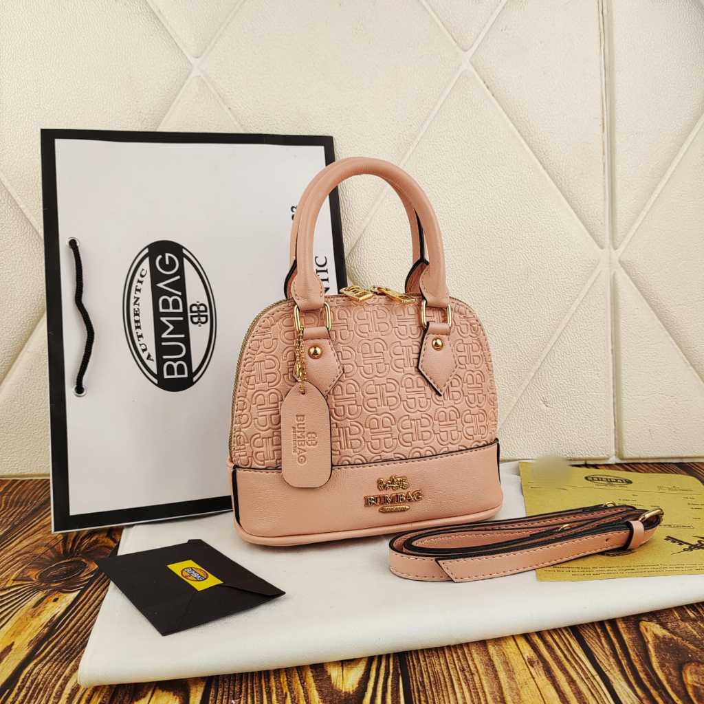 Jual BUMBAG - TAS ALMA MINI FREE paper bag IMPORT FULL EMBOSS TOP ...