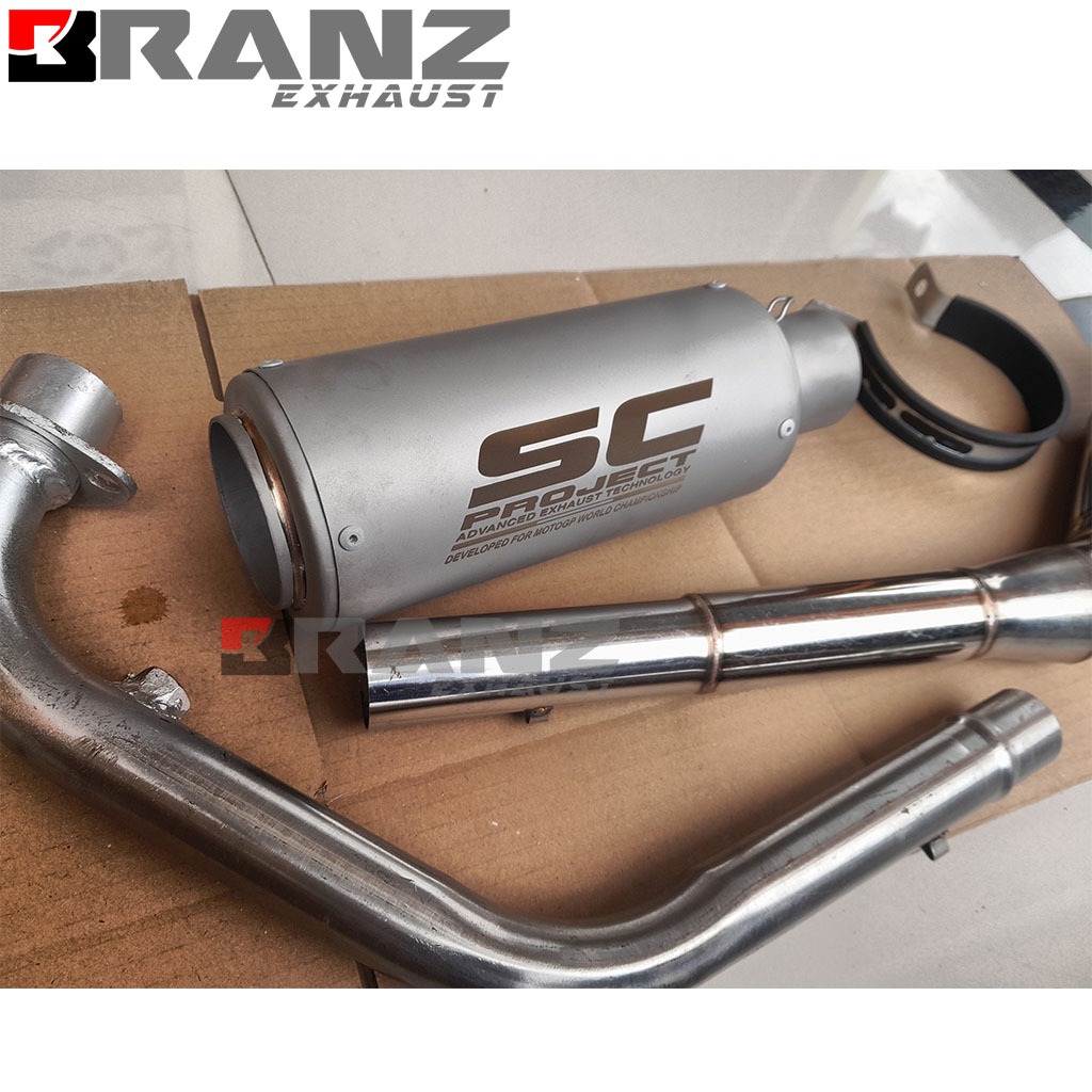 Jual Knalpot Sc project Racing Sanblash inlet 50/51 cocok untuk Sport ...