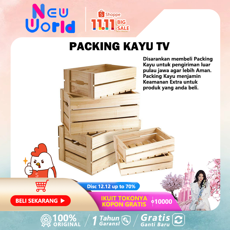 Jual New World TV Packing Kayu untuk TV Lebih aman untuk transportasi ...