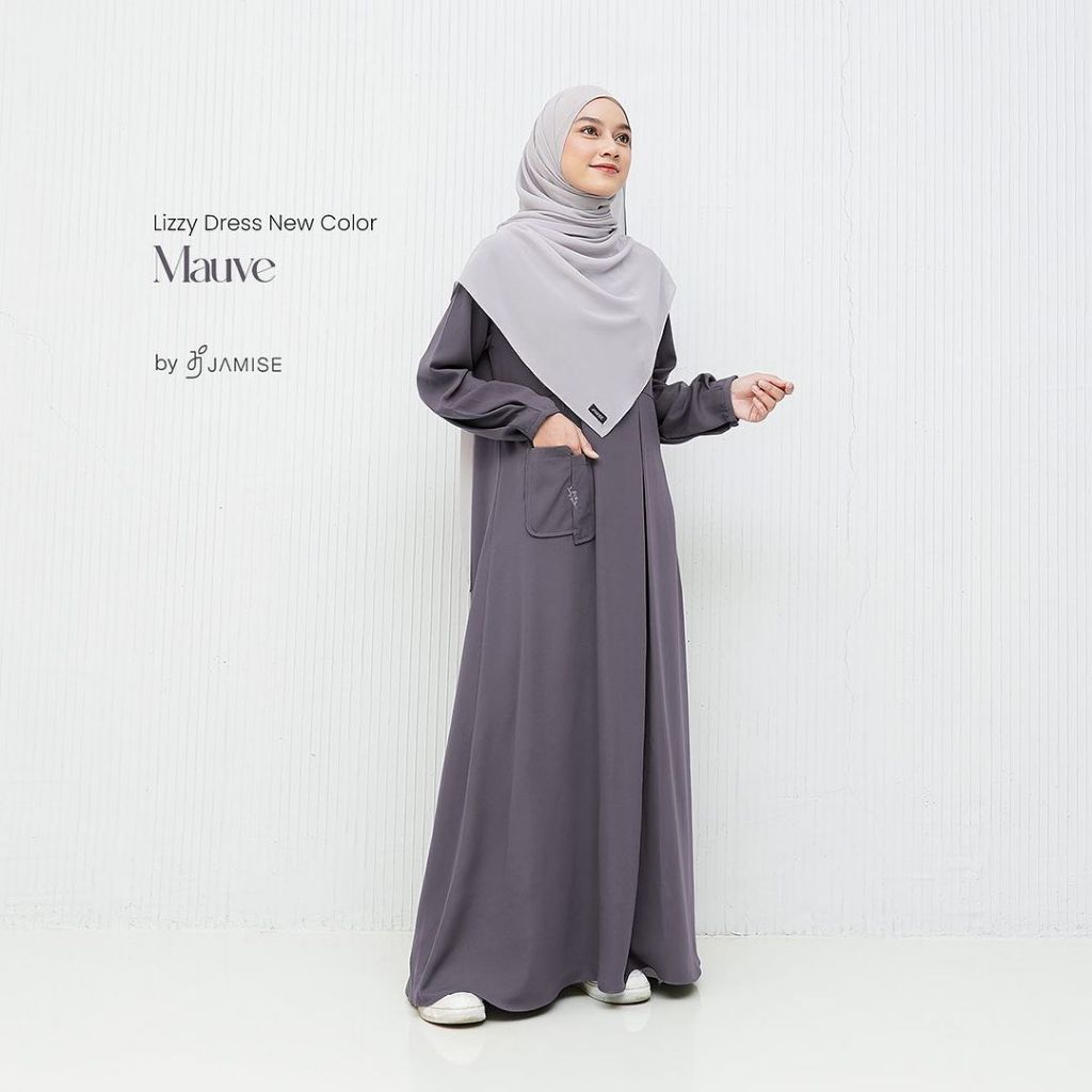 Jual JAMISE SYARI - Lizzy Dress Jamise Syari Dress Abaya Gamis Abaya ...
