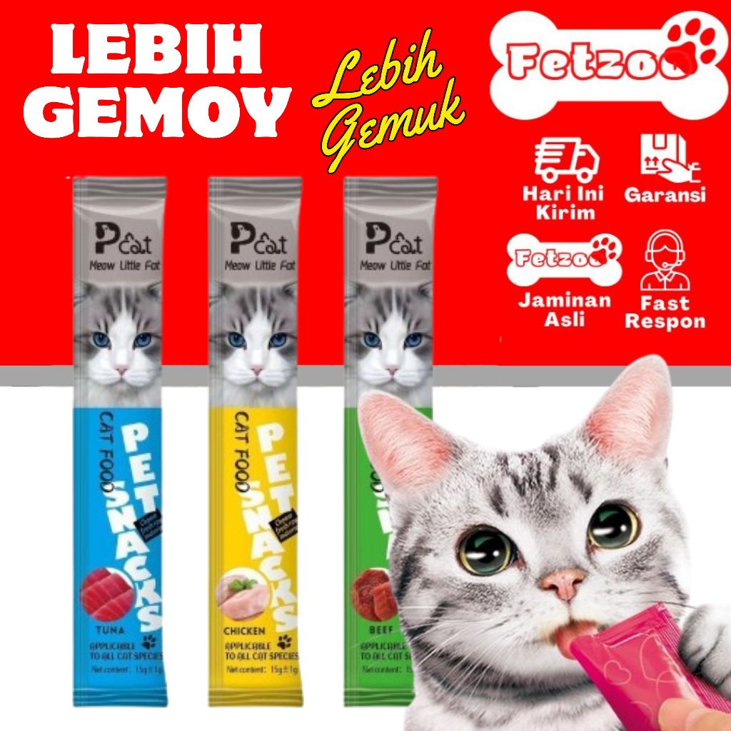 Jual Snack Kucing Miaoki All Varian Hewan Peliharaan Miaoka FETZOO ...