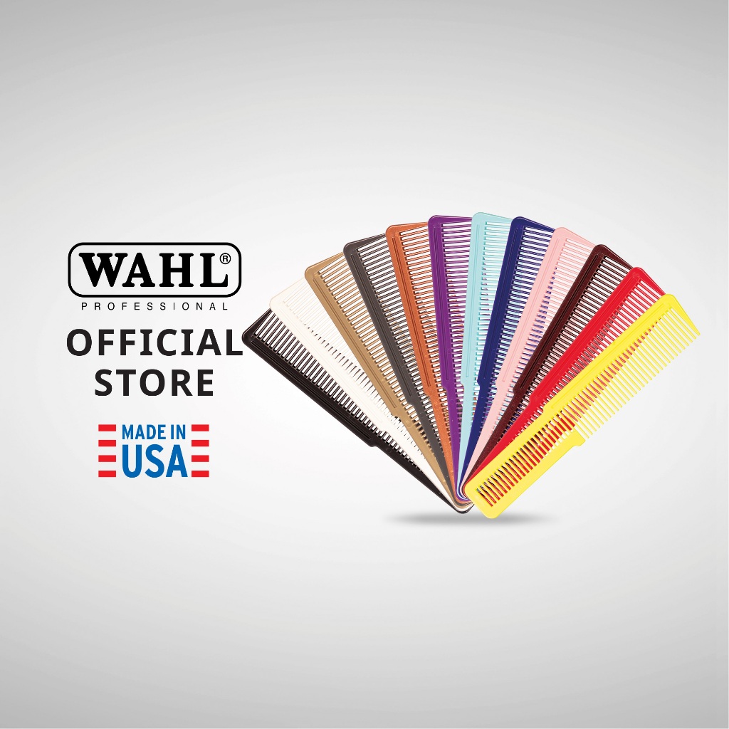 Jual Wahl Colored Combs 12pcs (Value Pack) - Sisir Aksesoris Alat Cukur ...