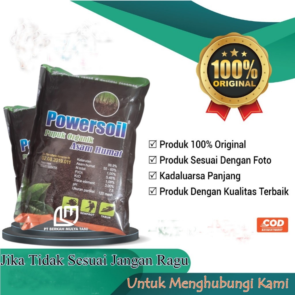 Jual Power Soil Asam Humat 500 Gram Pembenah Tanah Original | Shopee Indonesia